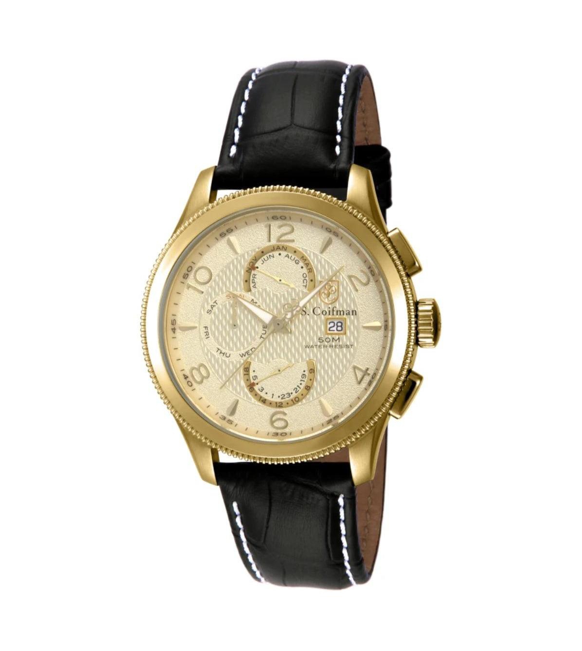 Click here for Invicta S.Coifman SC0088 Mens Chronograph Dial Lea... prices