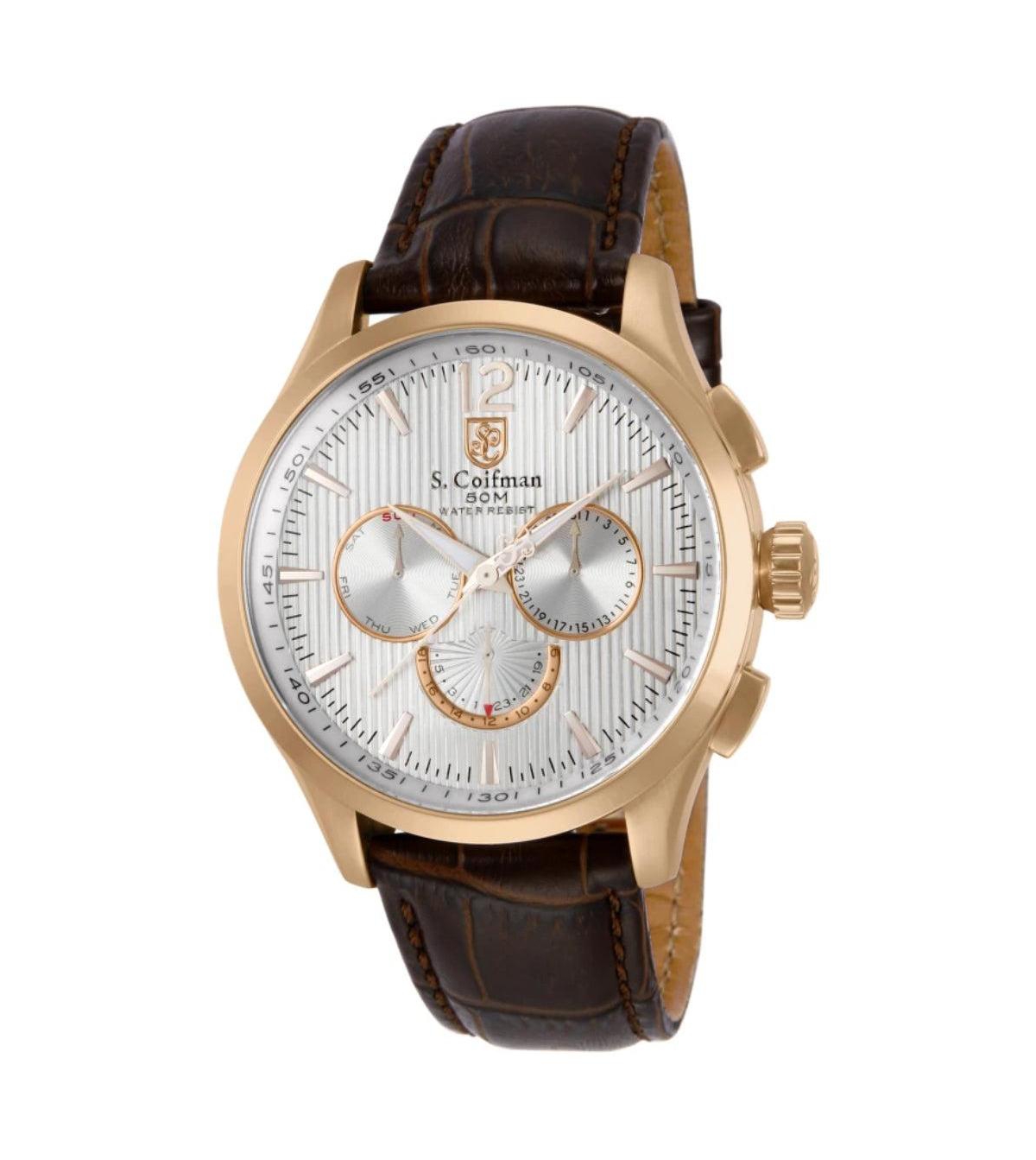 Click here for Invicta S.Coifman Mens Chronograph Dial Leather St... prices