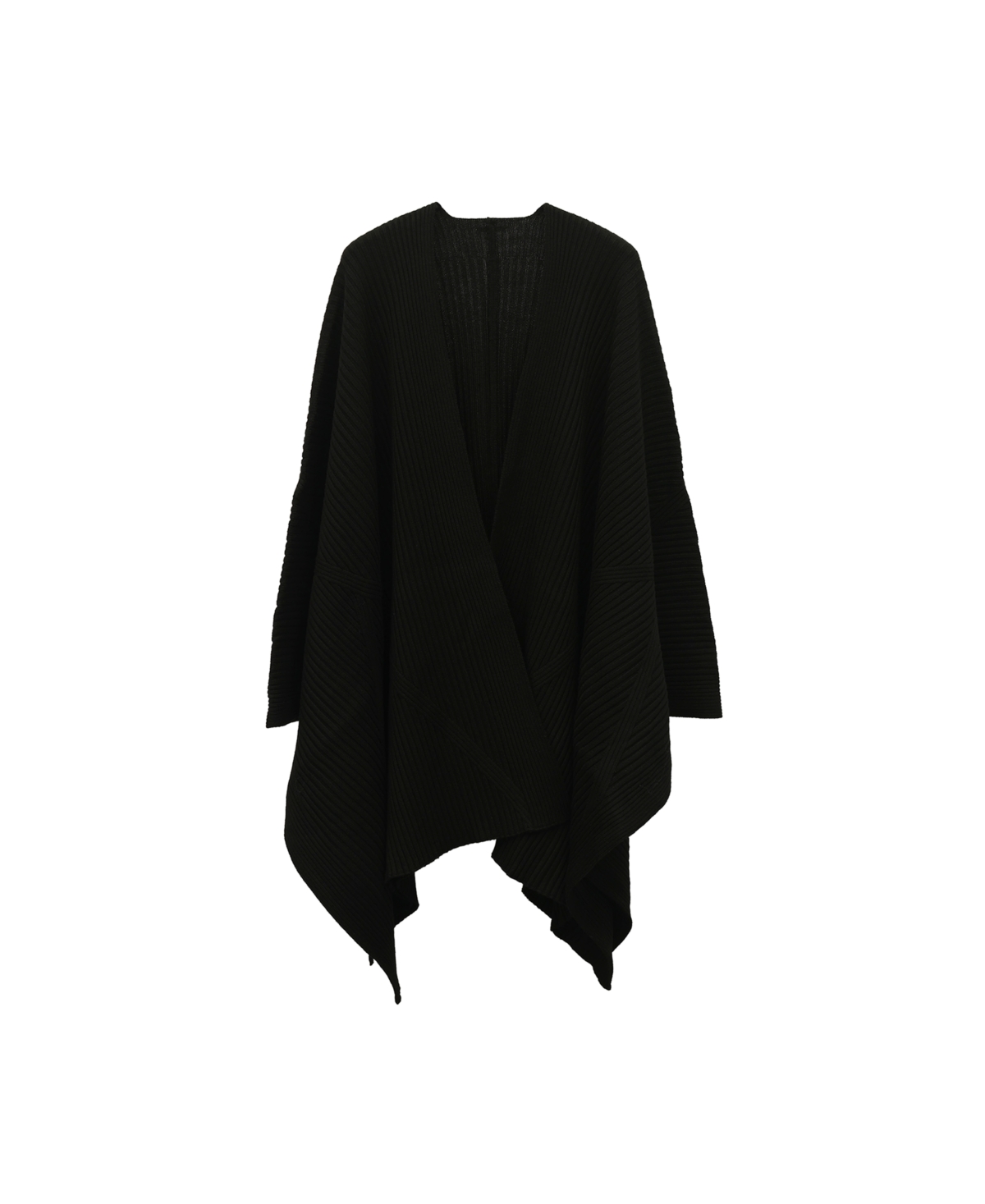 Click here for Michael Michael Kors Open-Front Rib Ruana Wrap - B... prices