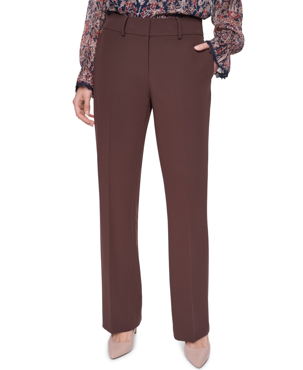 Click here for Tommy Hilfiger Womens Sutton Mid-Rise Bootcut Pant... prices