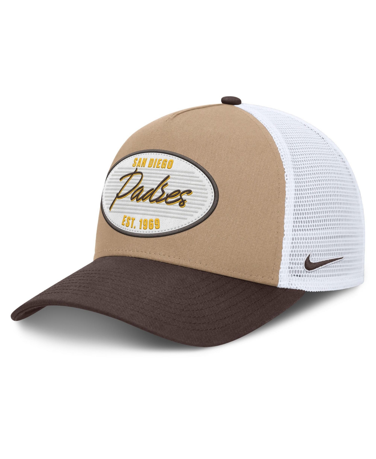 Click here for Mens Nike Khaki/Brown San Diego Padres Rise A-Fram... prices