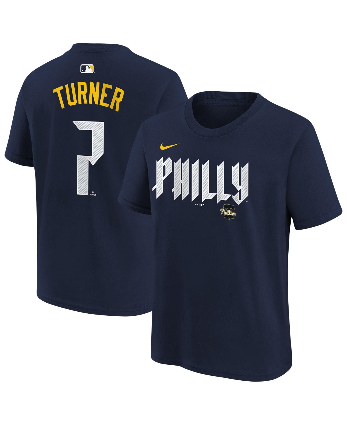 Click here for Nike Big Boys and Girls Trea Turner Navy Philadelp... prices