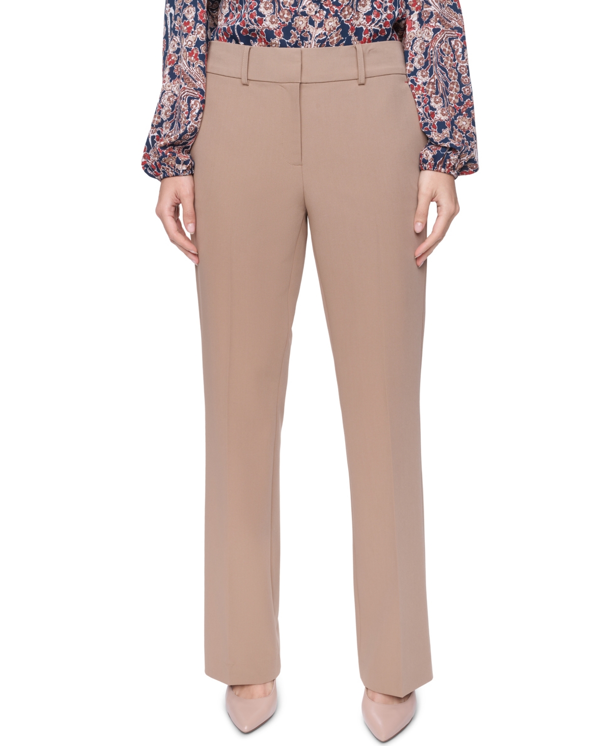 Click here for Tommy Hilfiger Womens Sutton Mid-Rise Bootcut Pant... prices