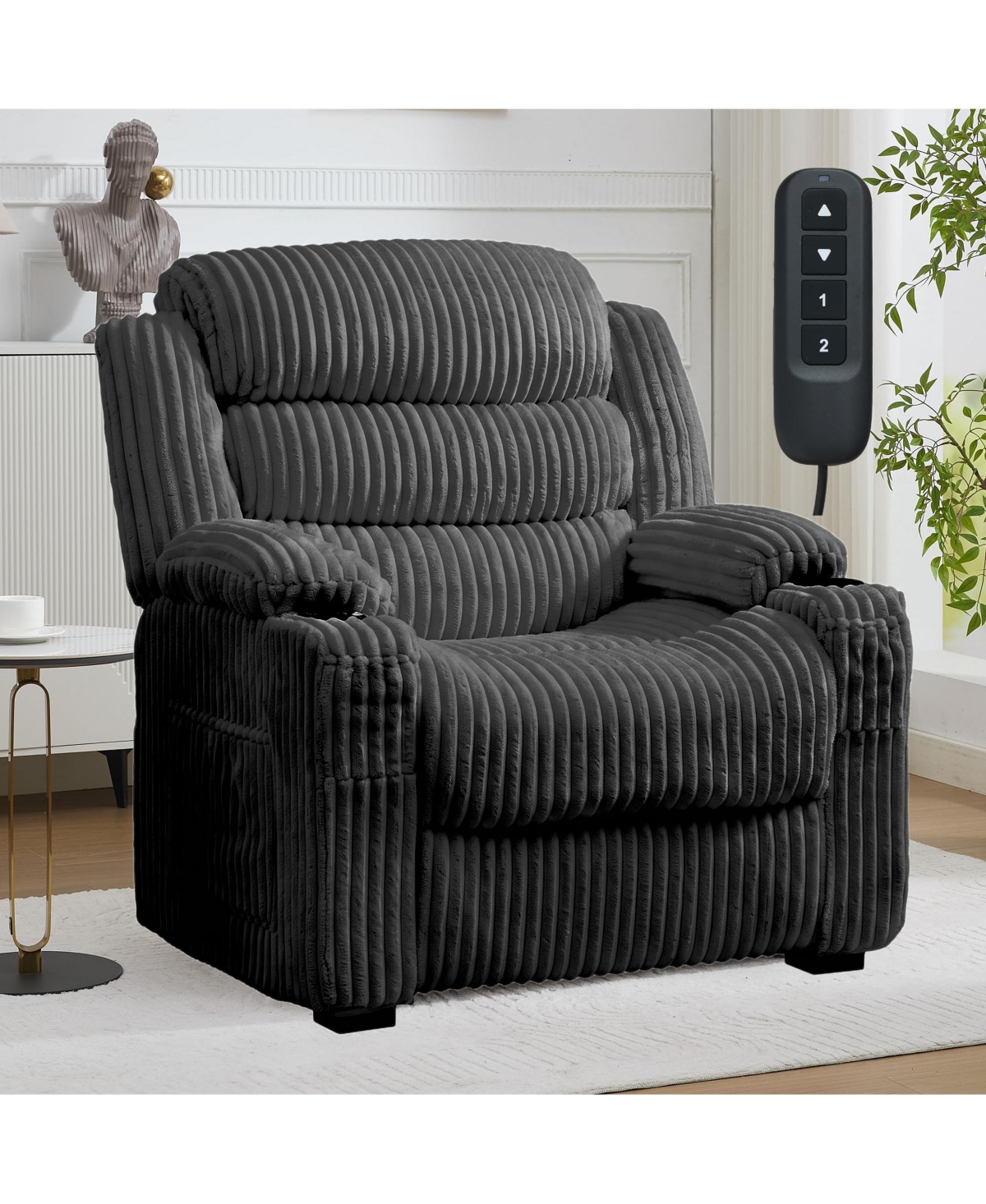 Click here for Power Recliner Chair 360 degree Swivel 26 Inch Sea... prices