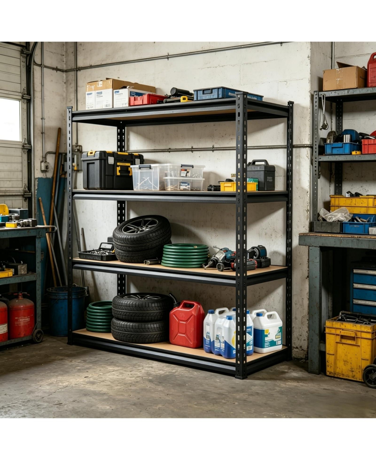 Click here for 5-Tier Storage Shelving Unit  Carbon Steel Frame w... prices