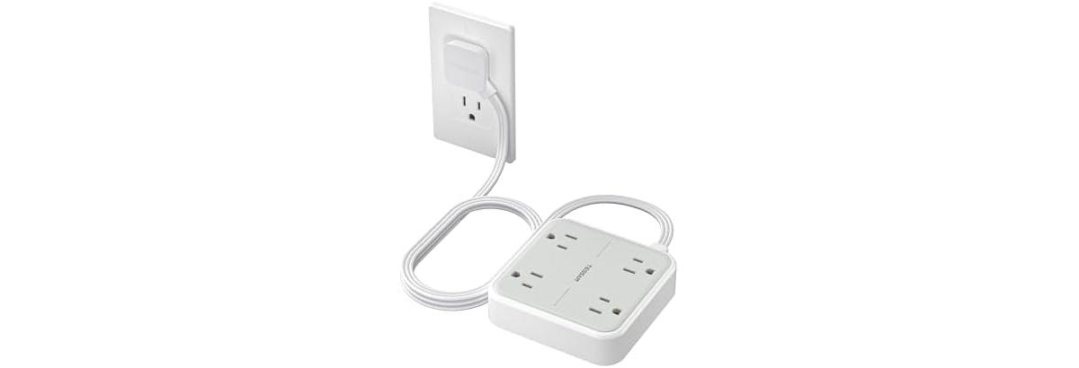 Click here for Tessan Wall Outlet Extender with 5Feet  4 Outlets... prices
