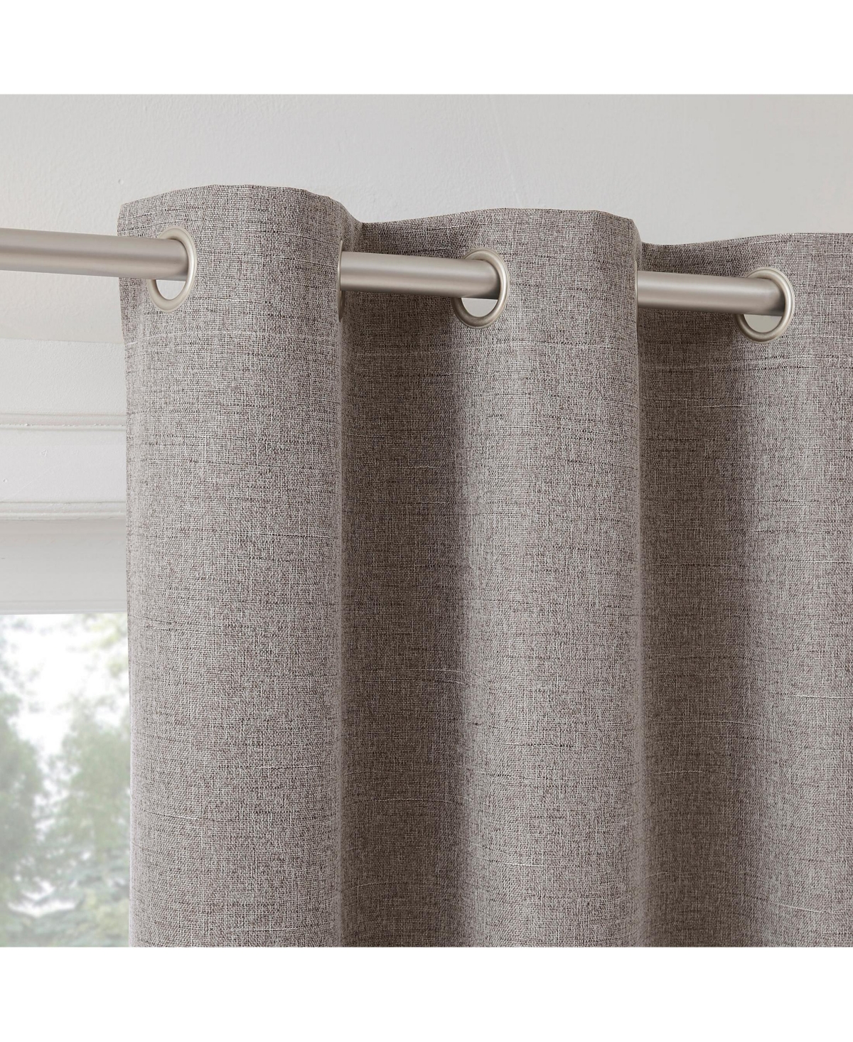 Click here for Sun Zero Tula Crosshatch 100 Blackout Grommet Curt... prices