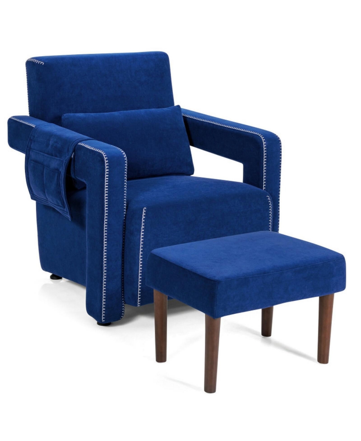 Click here for Gouun 31 Inch Berber Fleece Accent Chair with Matc... prices