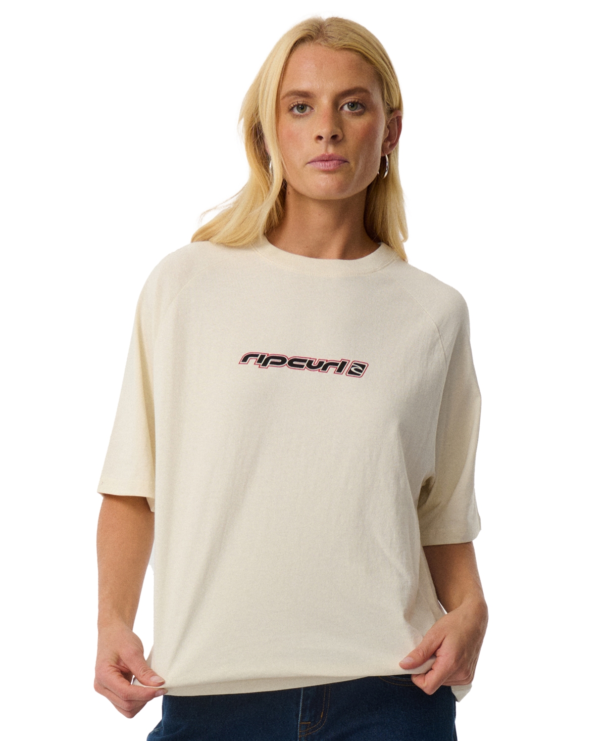 Click here for Rip Curl Womens Sunset Beach Raglan Boxy Heavyweig... prices