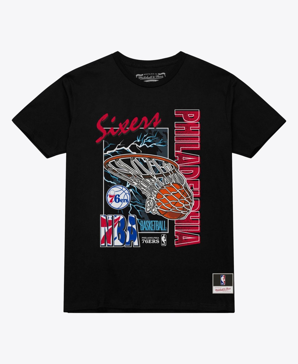 Click here for Mitchell & Ness Mens Black Philadelphia 76ers Ligh... prices