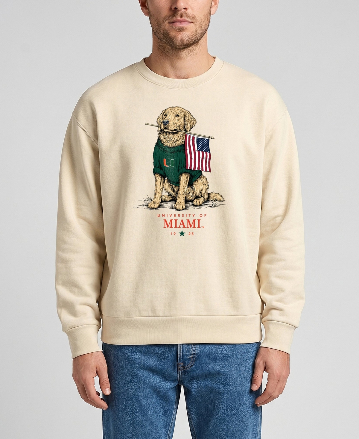 Click here for Uscape Apparel Mens and Womens Cream Miami Hurrica... prices
