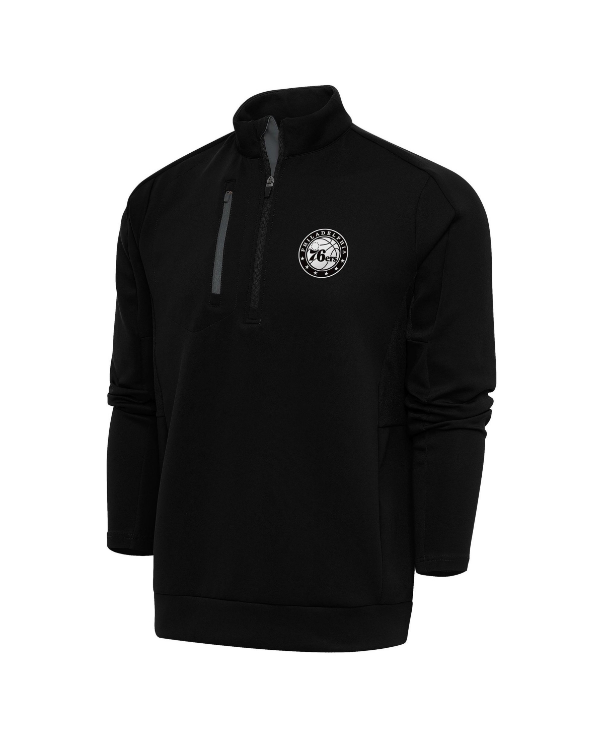 Click here for Antigua Mens Black Philadelphia 76ers Metallic Log... prices