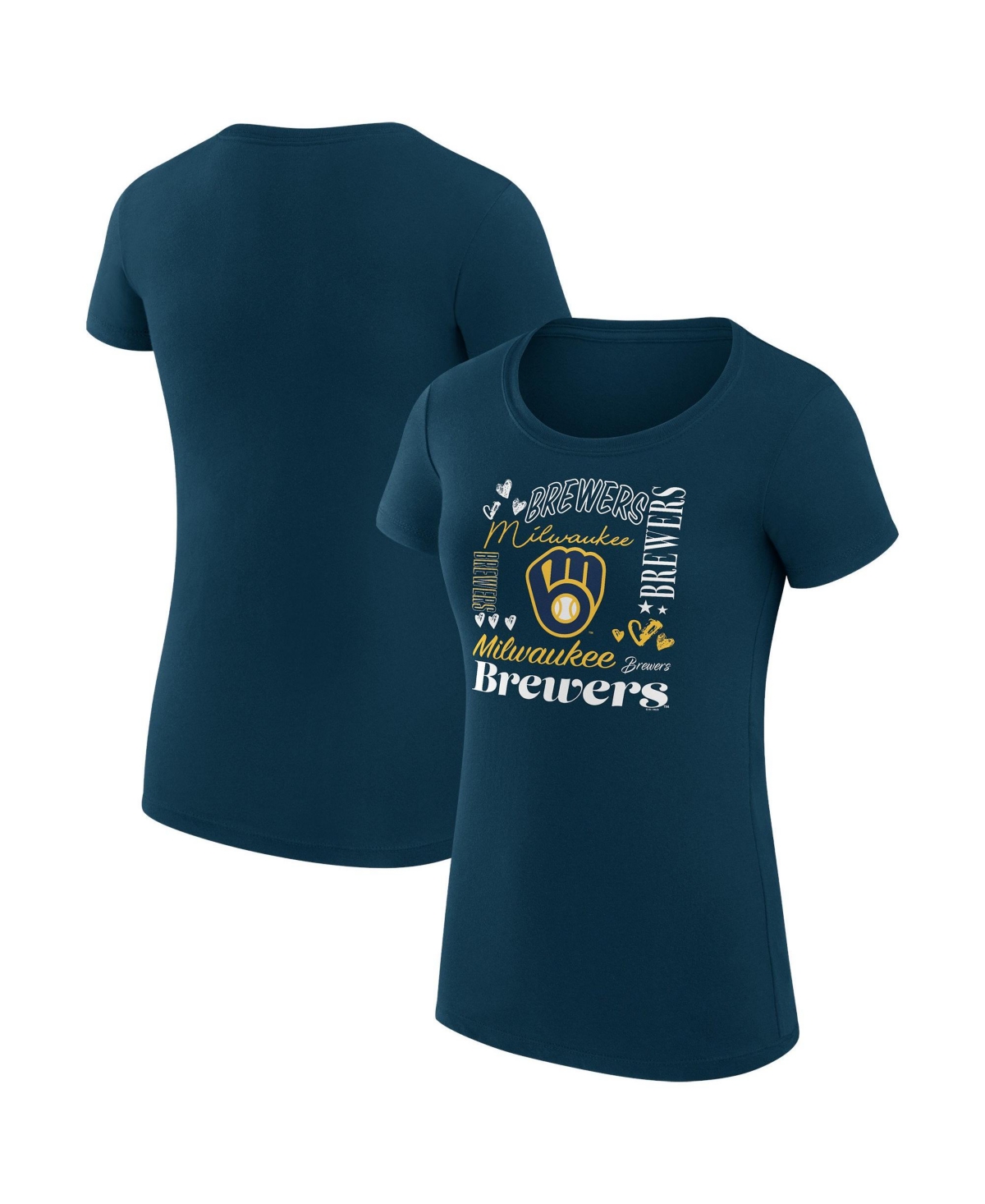 Click here for G-iii 4Her by Carl Banks Womens Navy Milwaukee Bre... prices