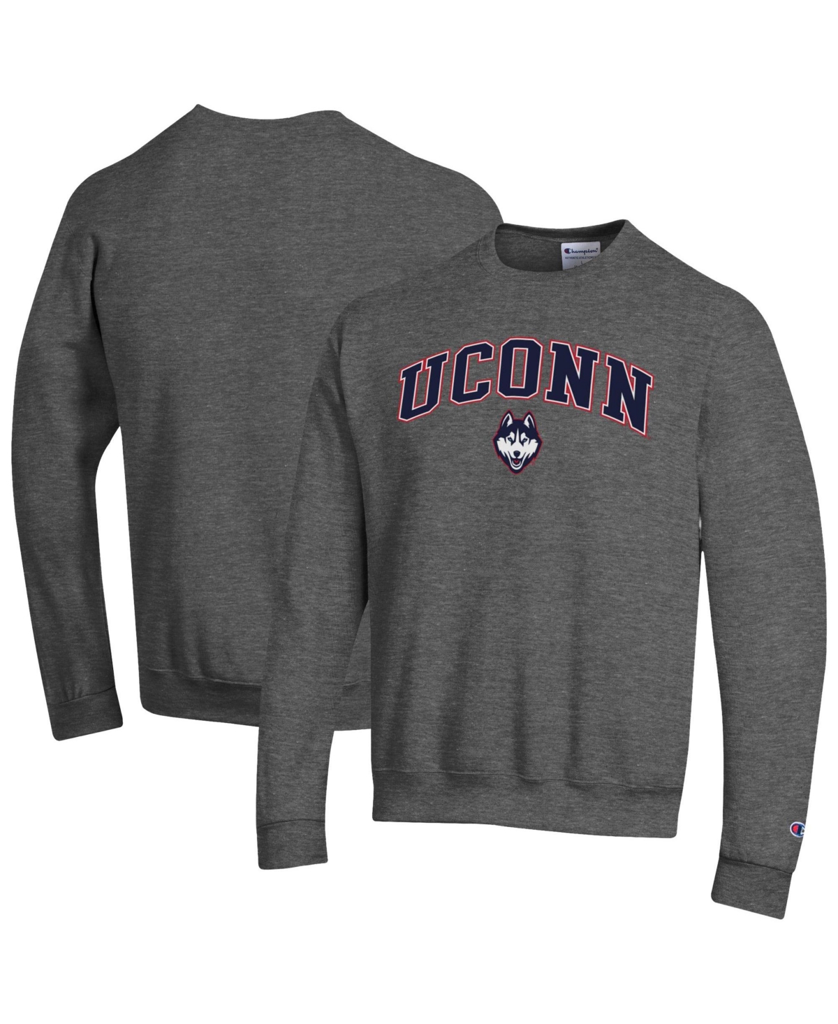 Click here for Champion MensÂ Champion Heather Charcoal UConn Hus... prices