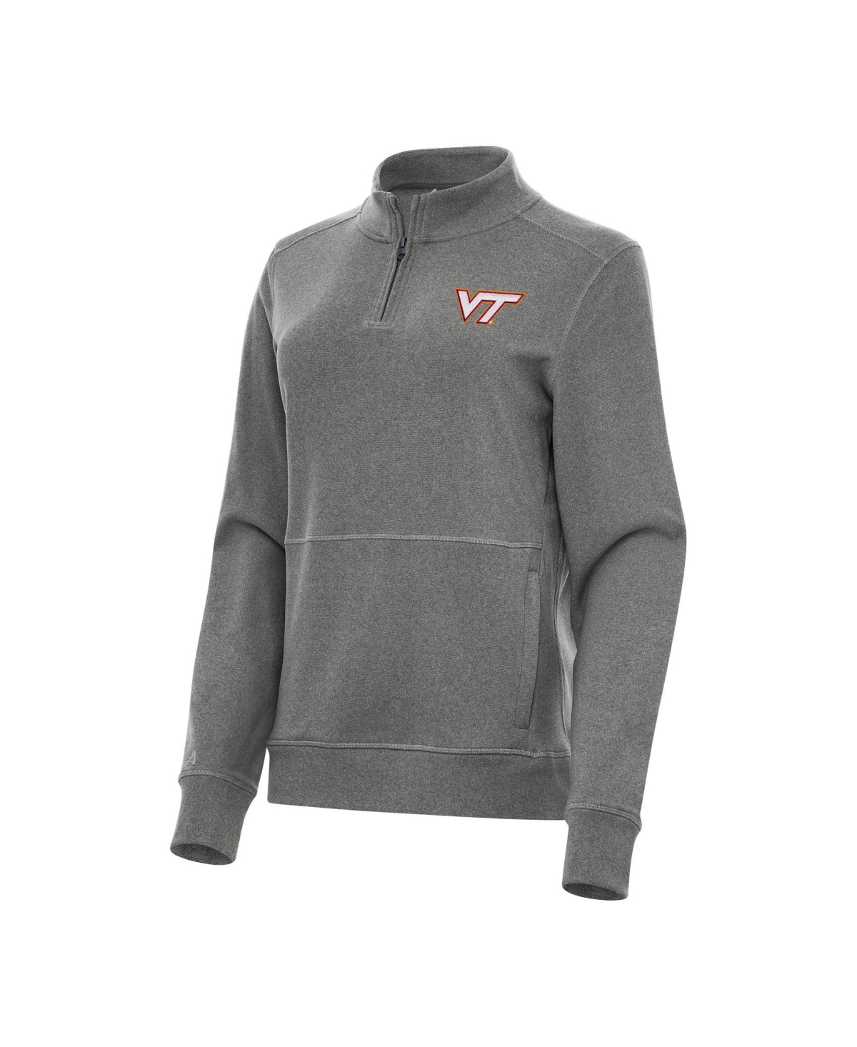 Click here for Antigua Womens Heather Black Virginia Tech Hokies... prices