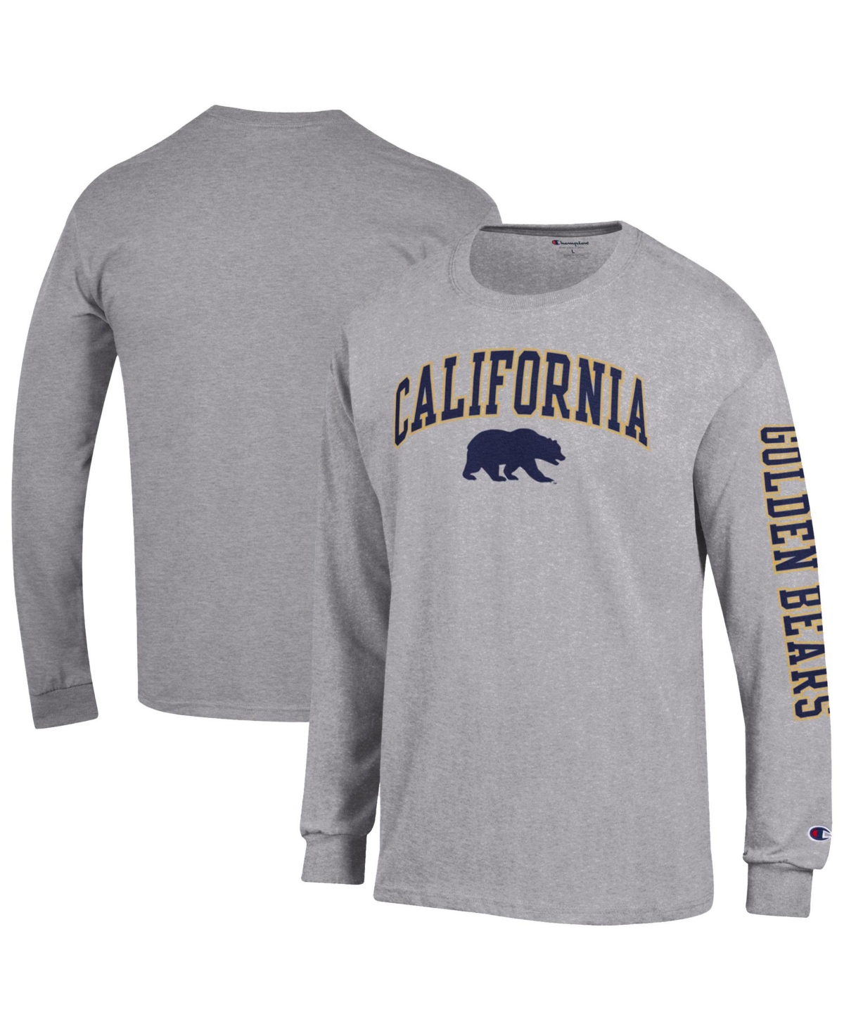 Click here for Champion Mens Heather Gray Cal Bears Arch Over Log... prices