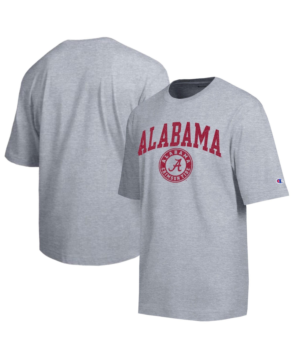 Click here for Champion Mens Heather Gray Alabama Crimson Tide Sc... prices