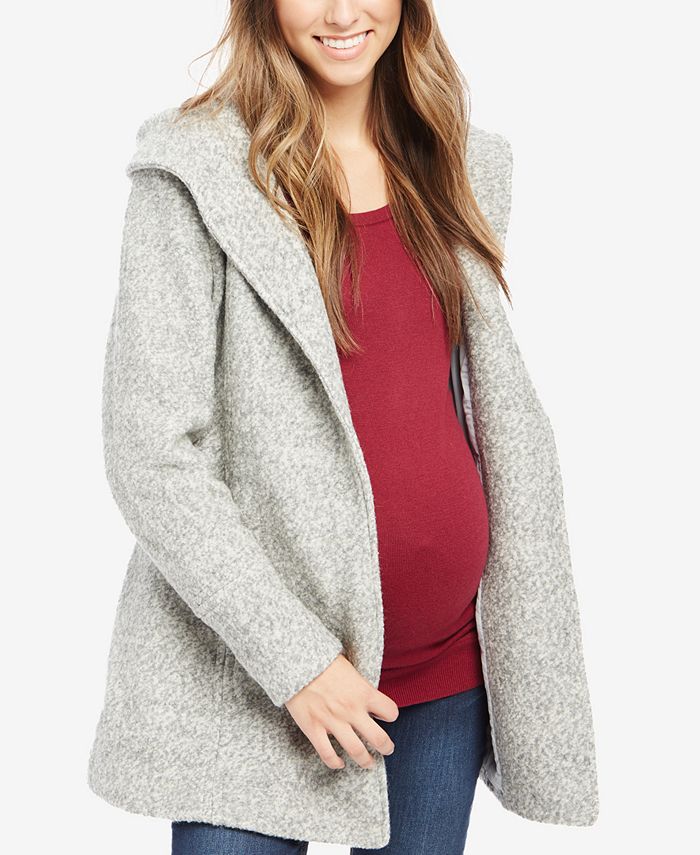 Motherhood Maternity Hooded Jacket - Macy's
