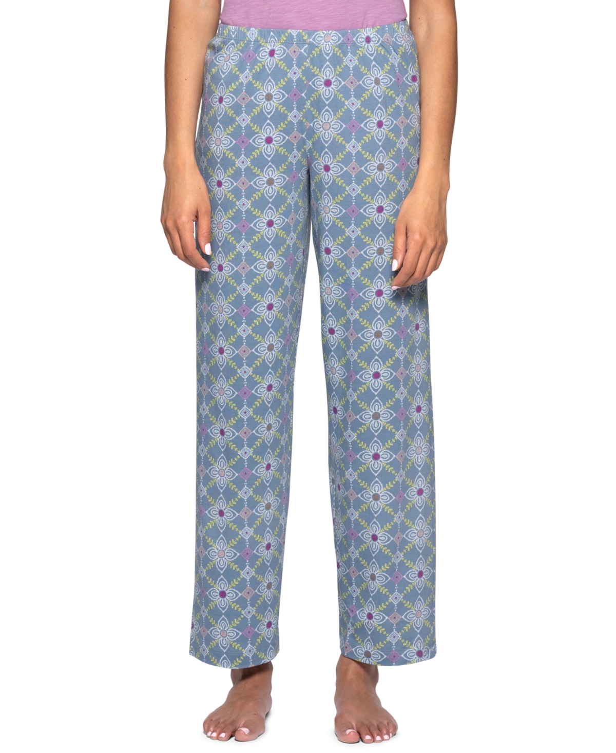 Click here for Hue Womens Got Me In Stitches Cotton-Blend Relaxed... prices
