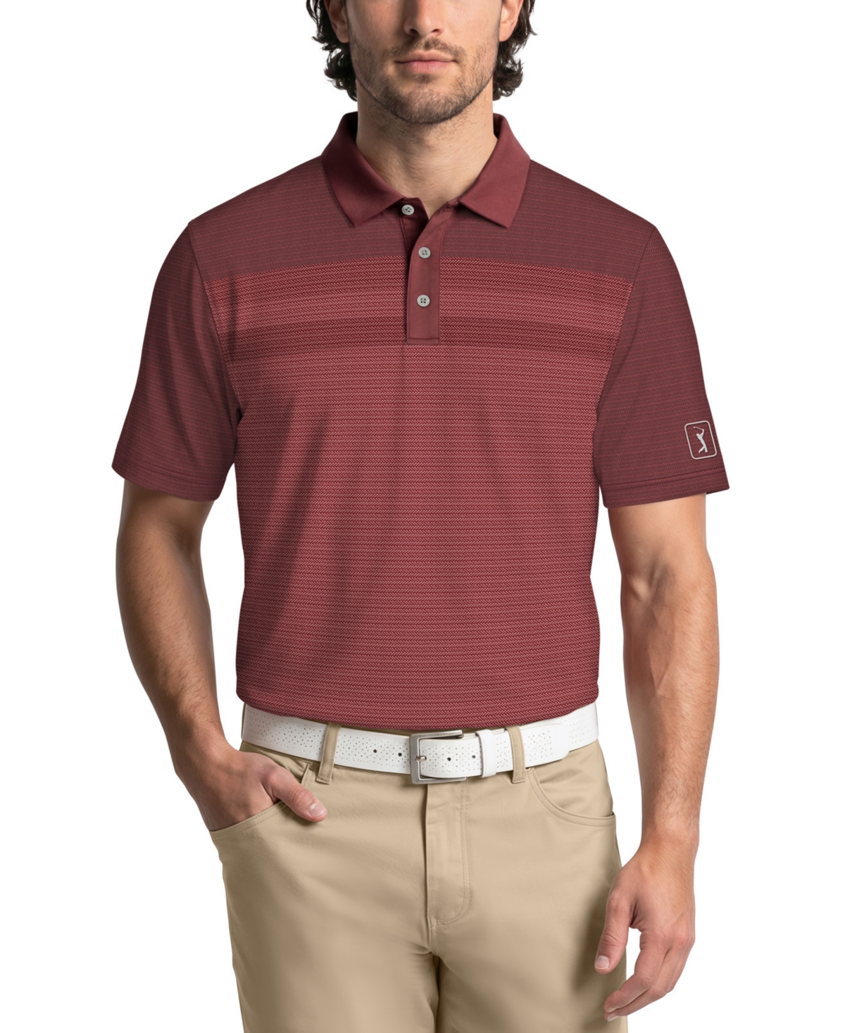 Click here for Pga Tour Mens Apparel Golf Regular-Fit Polo Shirt... prices