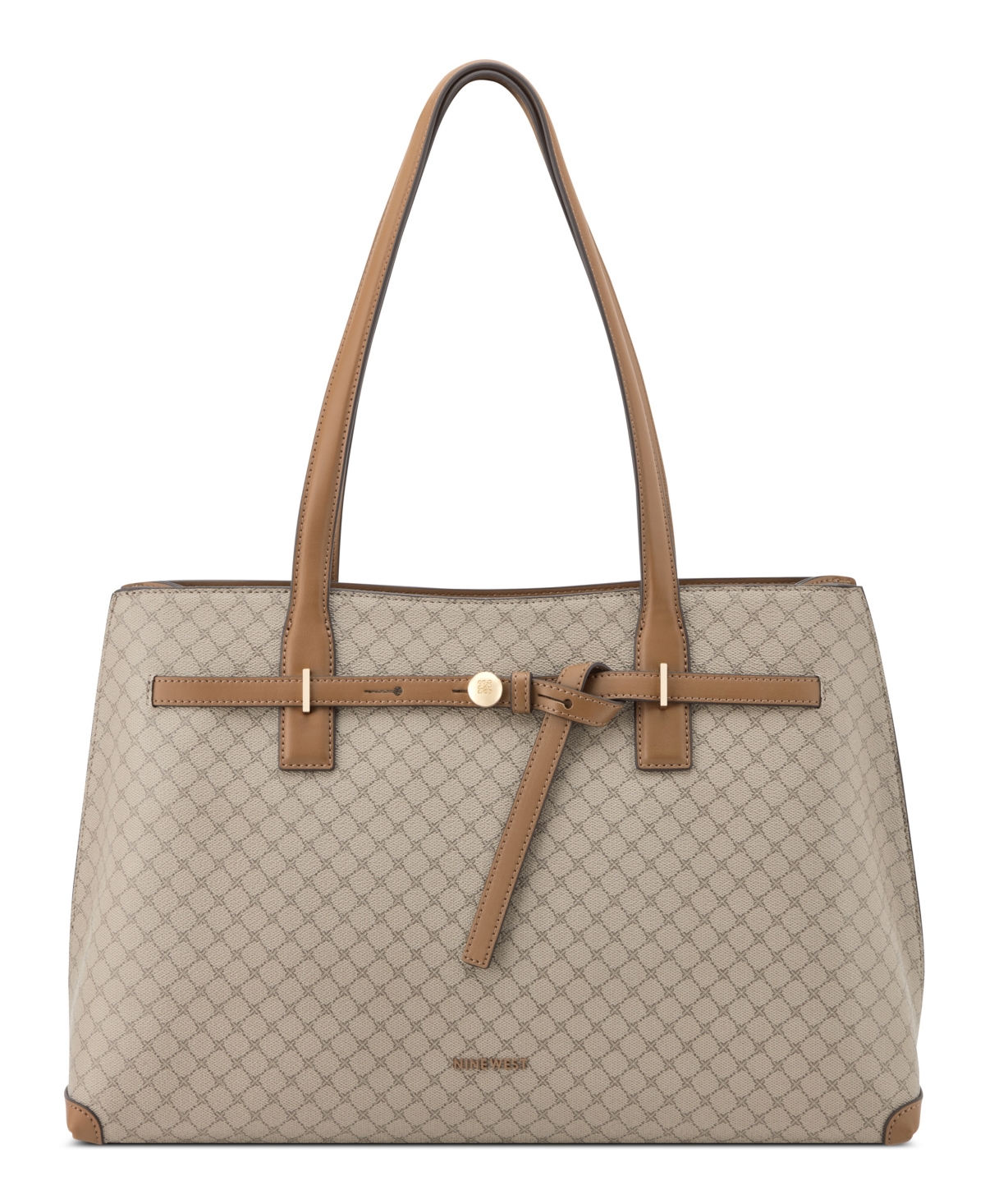 Click here for Nine West Tayci Laptop Large Tote Handbag - Beige... prices