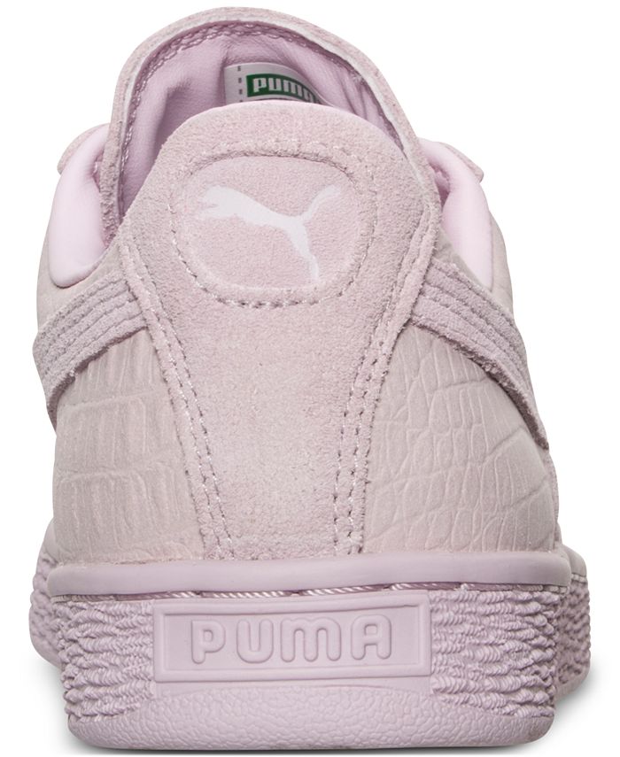 Puma Women's Suede Classic Emboss Casual Sneakers from Finish Line - Macy's