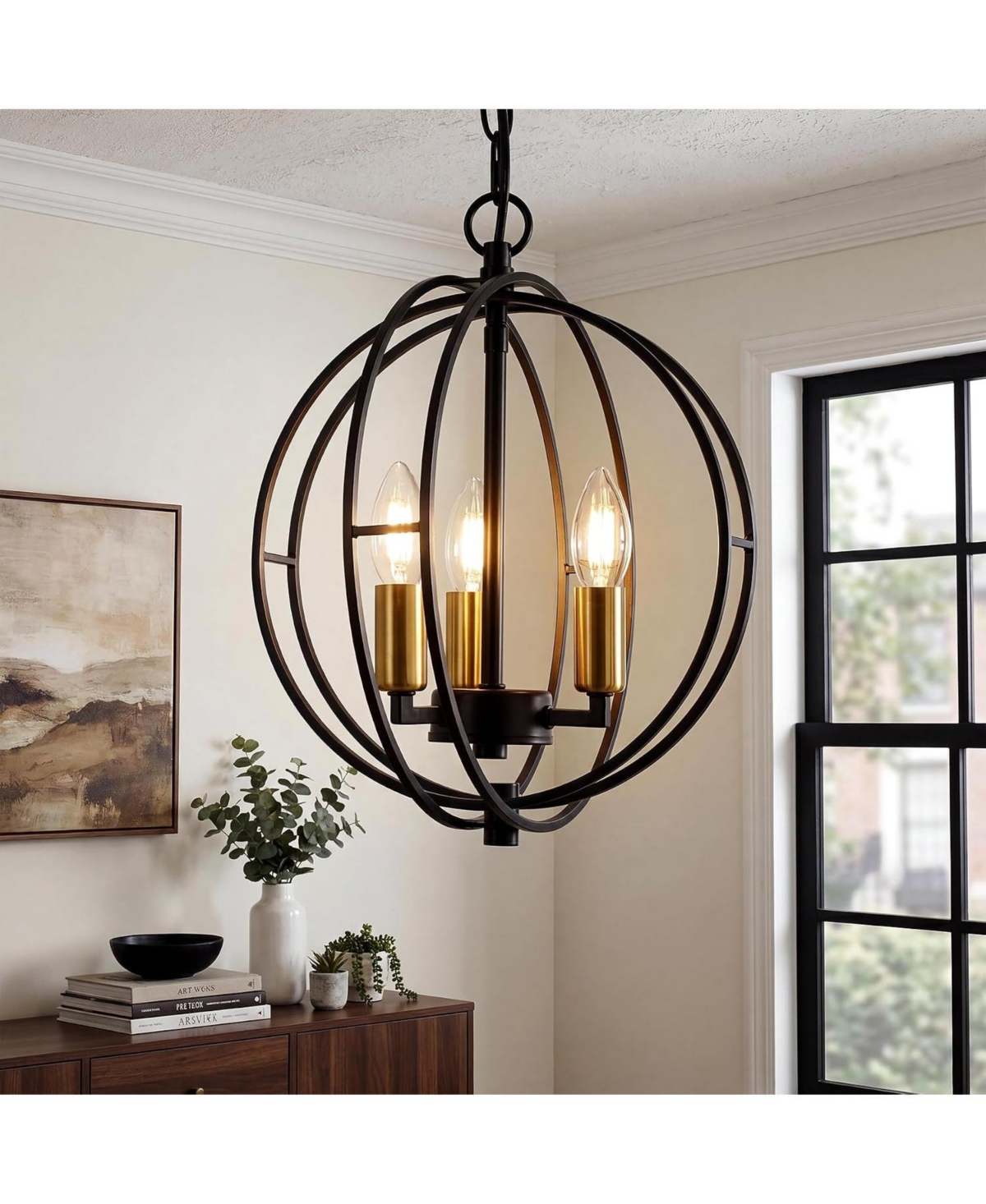 Click here for Tribesigns 3-Light Farmhouse Chandelier  Industria... prices