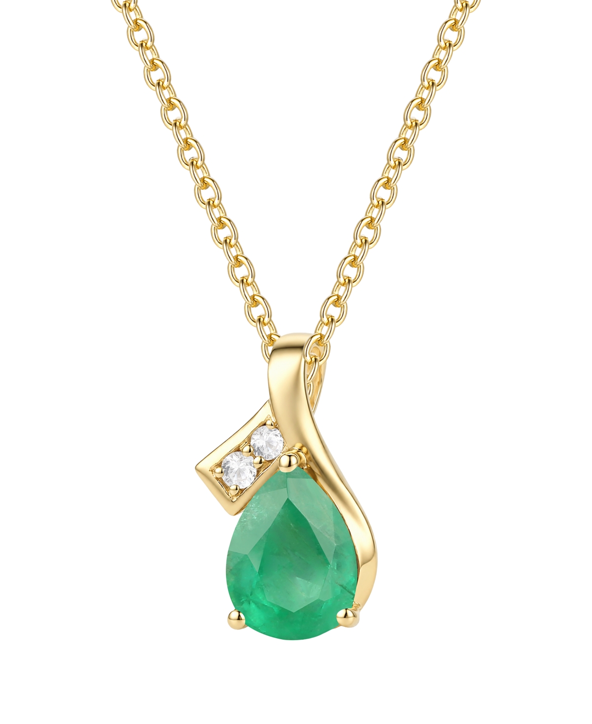 Click here for Macys Emerald (1 ct. t.w.) & Diamond Accent (0.04... prices