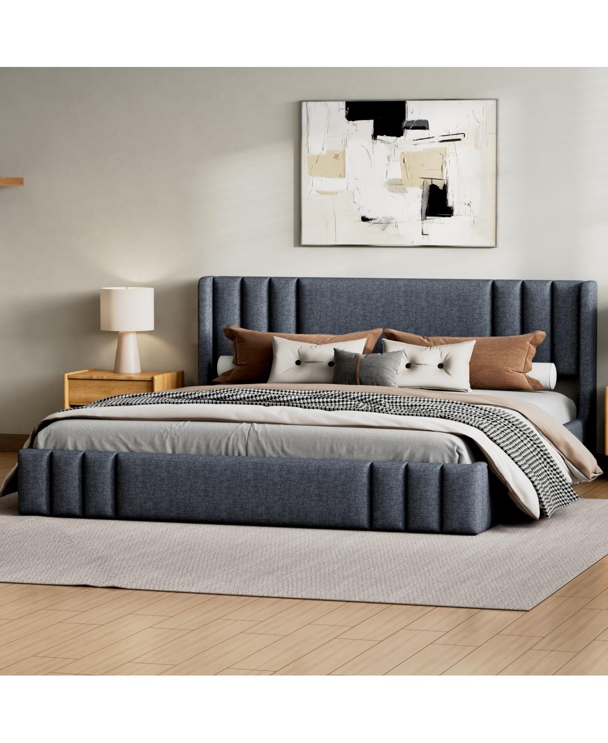 Click here for Streamdale Furniture King Size Upholstered Platfor... prices