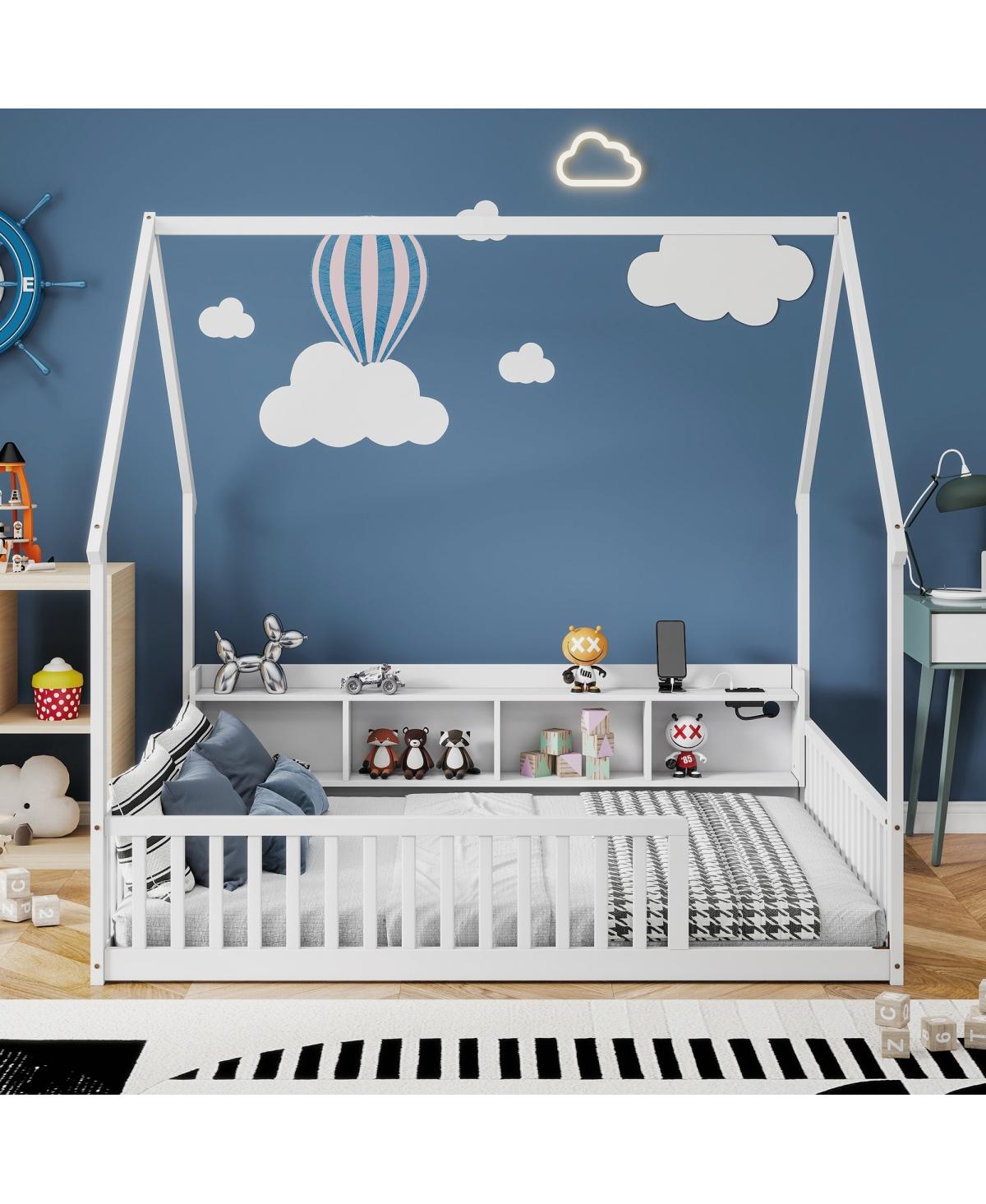 Click here for Streamdale Furniture Full House Floor Bed with Sto... prices
