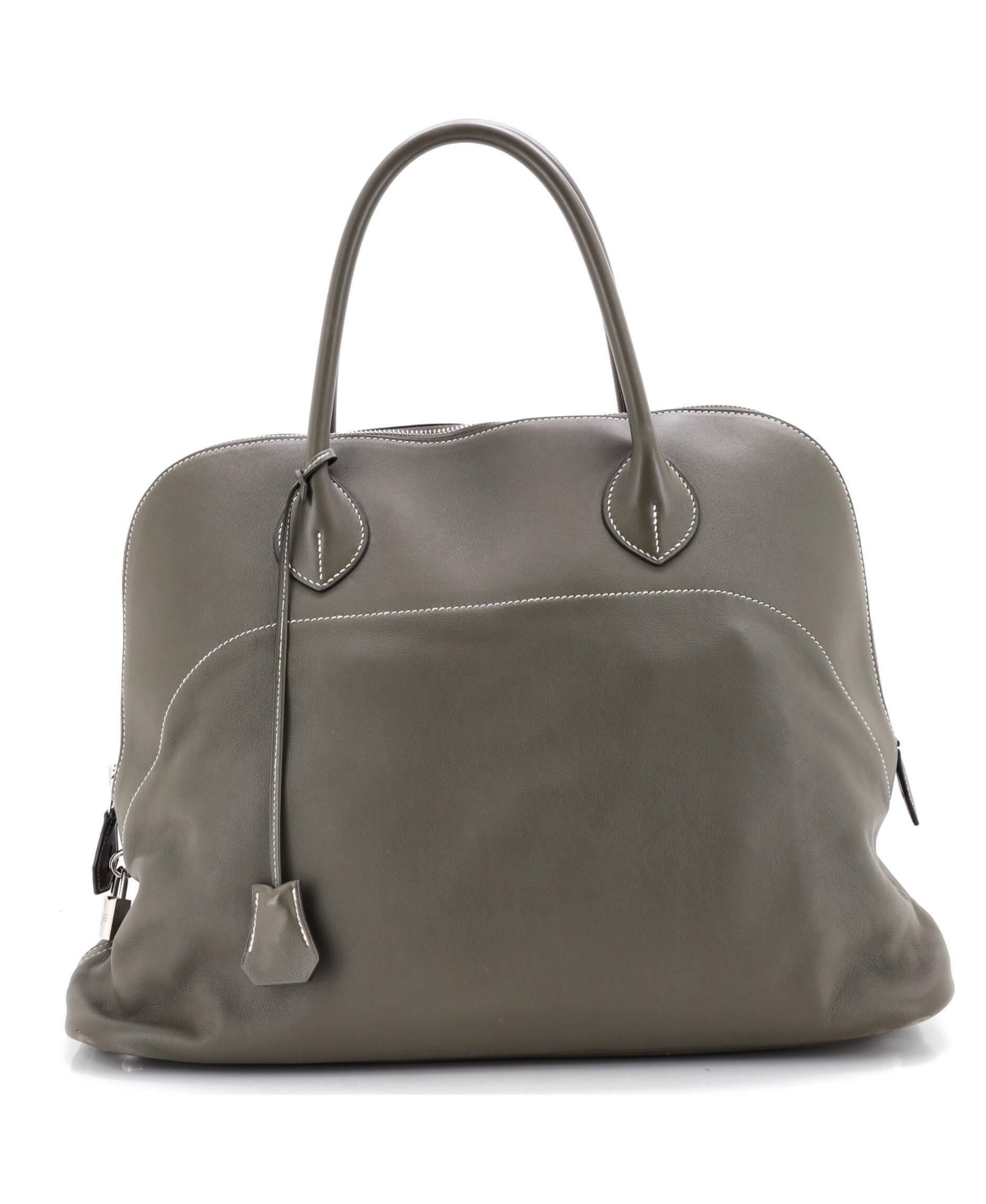 Click here for Pre-Owned Hermes 40 Bolide Bag Sikkim Relax - Gree... prices