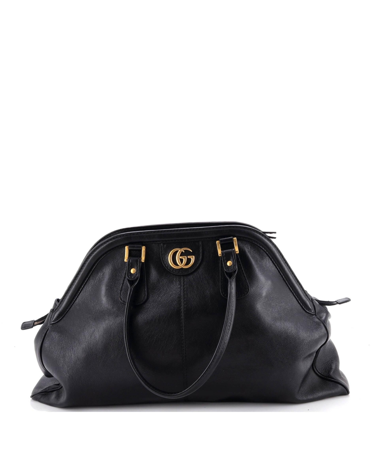 Click here for Pre-Owned Gucci Large Re(Belle) Top Handle Bag Lea... prices