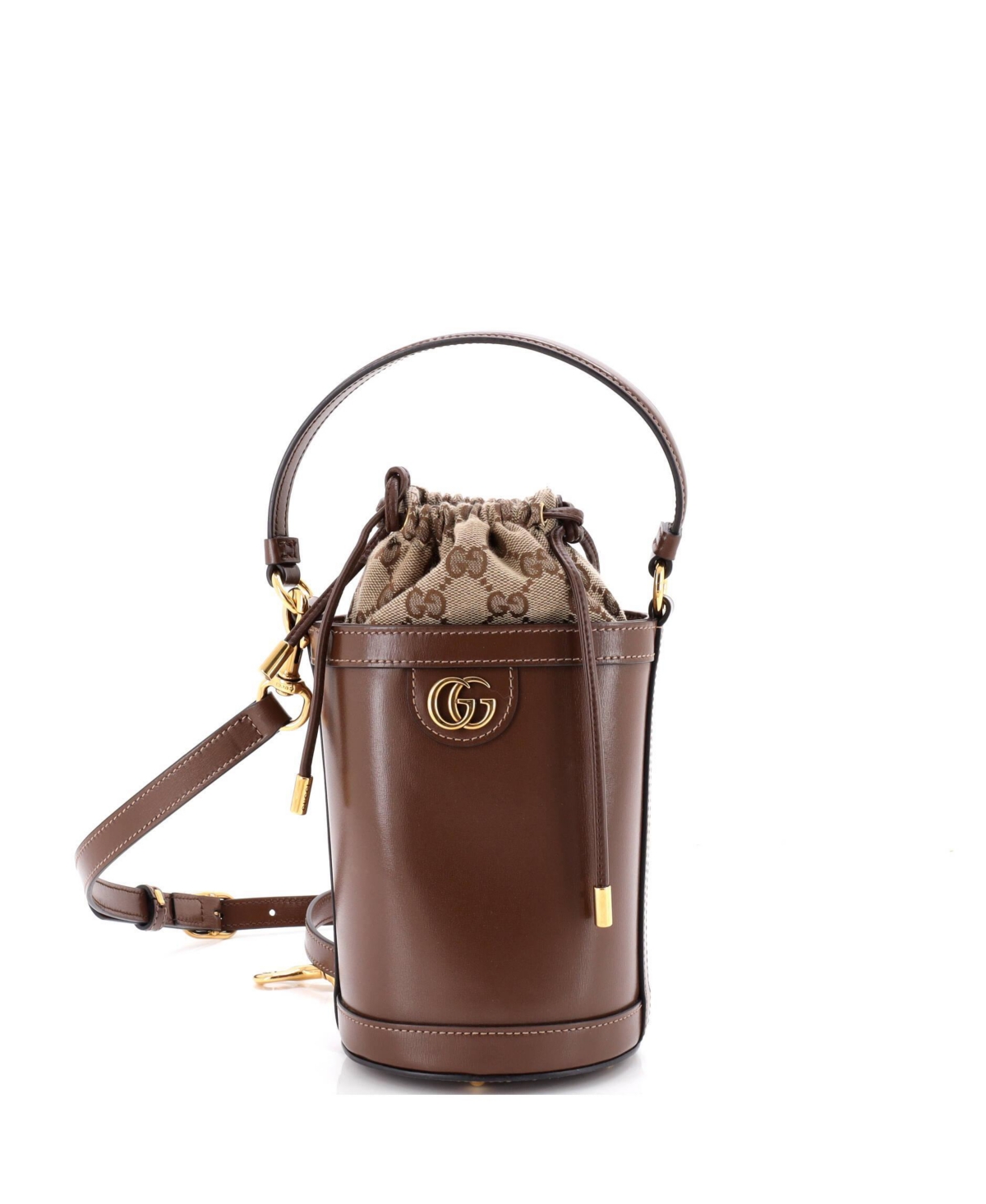Click here for Pre-Owned Gucci Mini Ophidia Top Handle Bucket Bag... prices