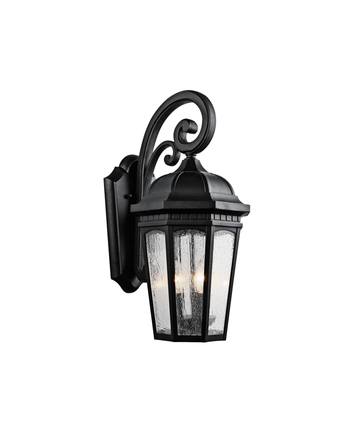 Click here for Kichler Courtyard 22 1/4 High Black Outdoor Wall L... prices