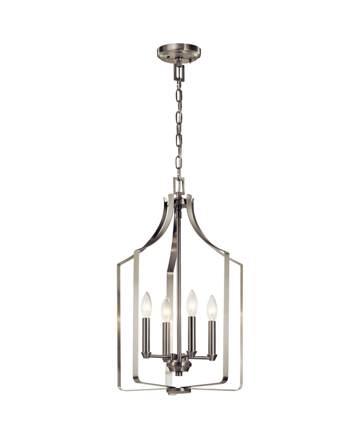 Click here for Kichler Morrigan 15 Wide Brushed Nickel 4-Light Ch... prices