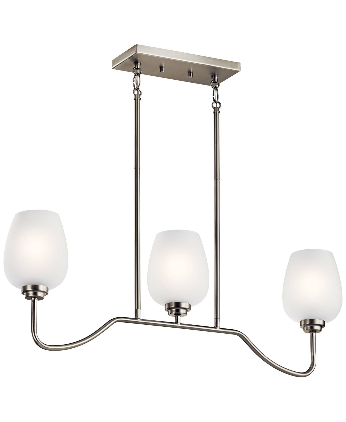 Click here for Kichler Valserrano 31 Wide Nickel Kitchen Island L... prices