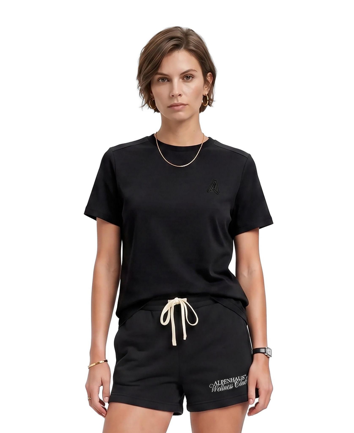Click here for Alpenhaus Womens Corbelle Fitted T-Shirt - Black prices
