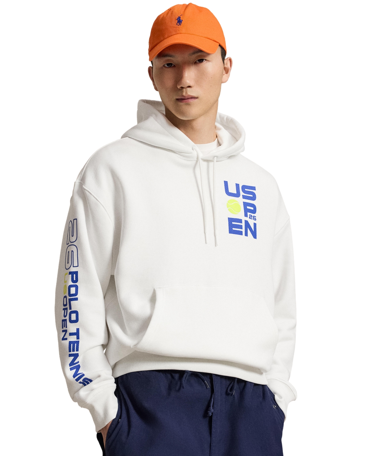 Click here for Polo Ralph Lauren Mens Us Open Graphic Hoodie - Wh... prices