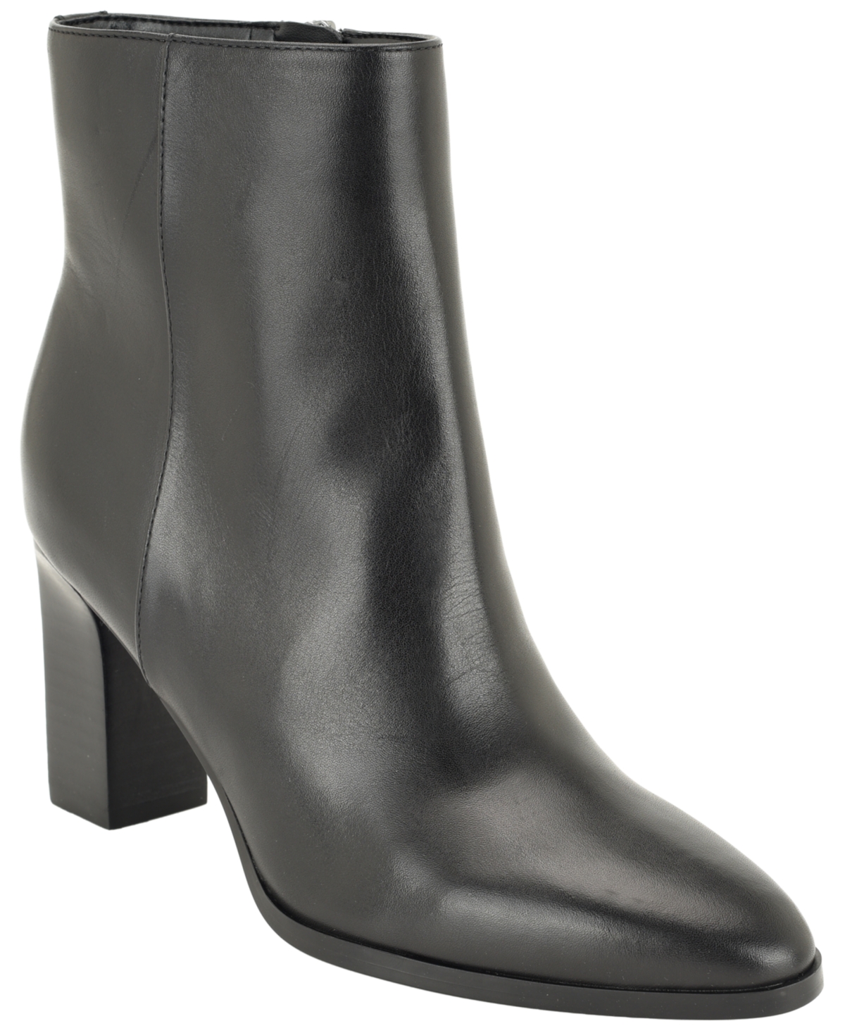 Click here for Calvin Klein Womens Deven Block Heel Booties - Bla... prices