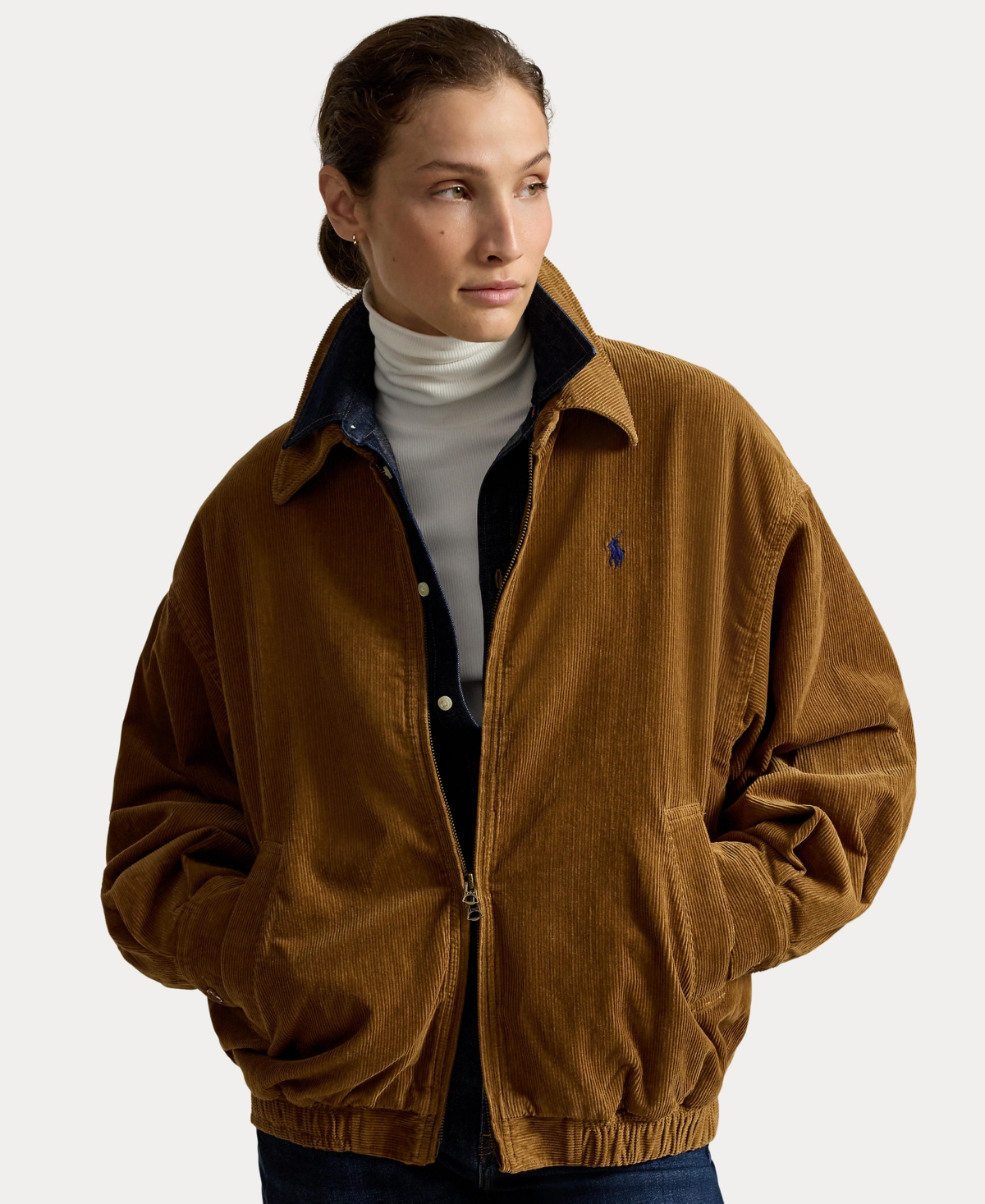 Click here for Polo Ralph Lauren Womens Bubble Relaxed-Fit Cordur... prices