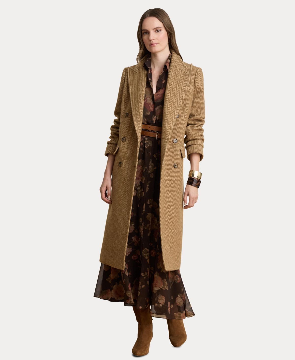 Click here for Lauren Ralph Lauren Womens Wool-Blend Double-Breas... prices