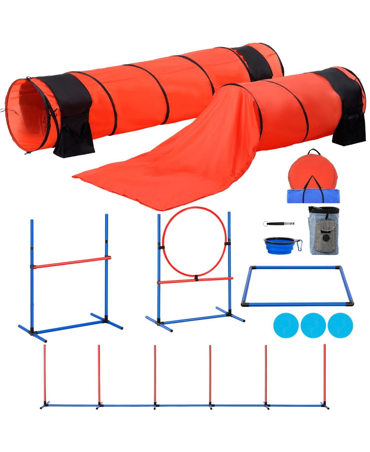 Click here for Vevor Dog Agility Training Equipment 7 Pcs Set Upg... prices