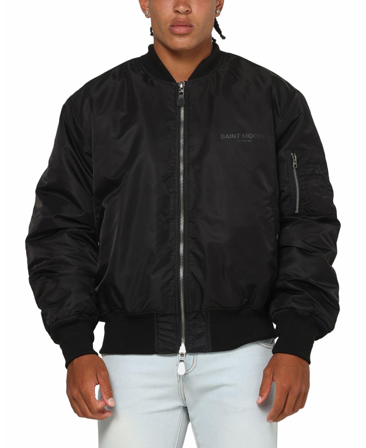 Click here for Saint Morta Mens Dominion Bomber - Black prices