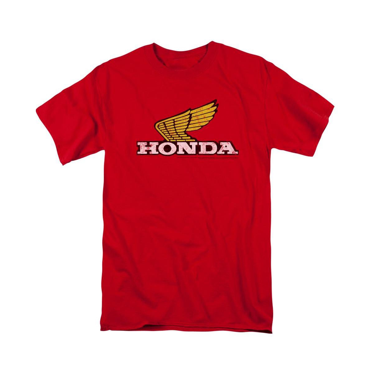 Click here for Honda Mens Yellow Wing Logo T-Shirt - Red prices