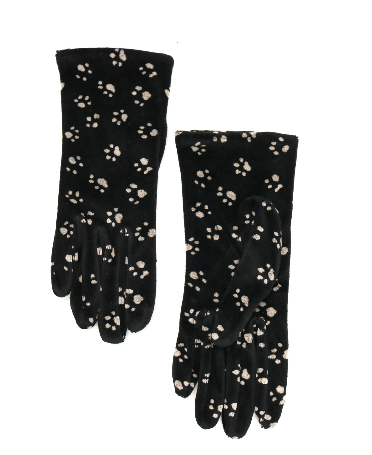 Click here for Portolano Paws Velvet Gloves - Black  White prices