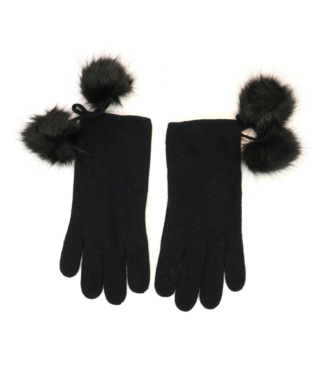 Click here for Portolano Pom Gloves - Black prices