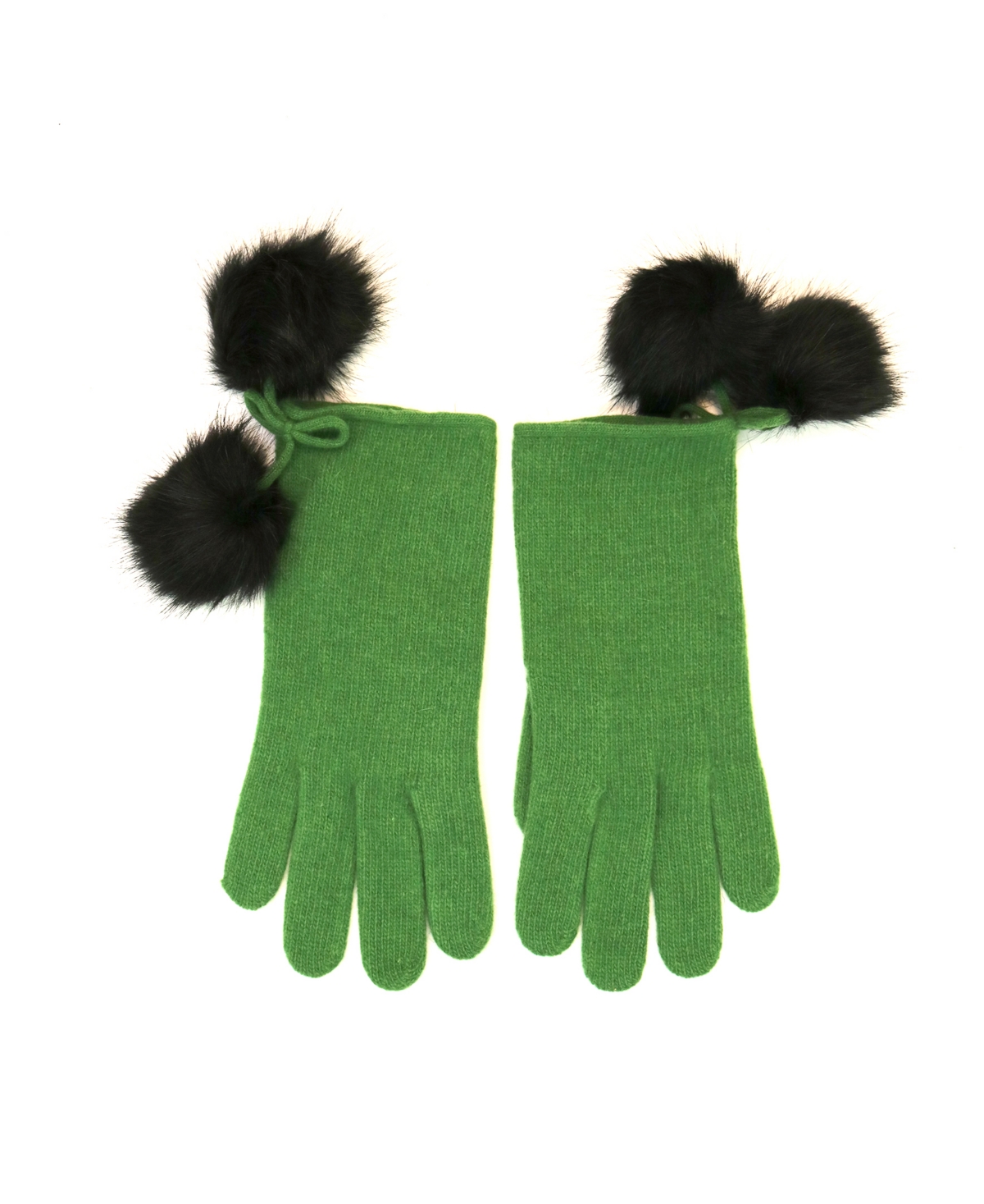 Click here for Portolano Pom Gloves - Meadow Green prices