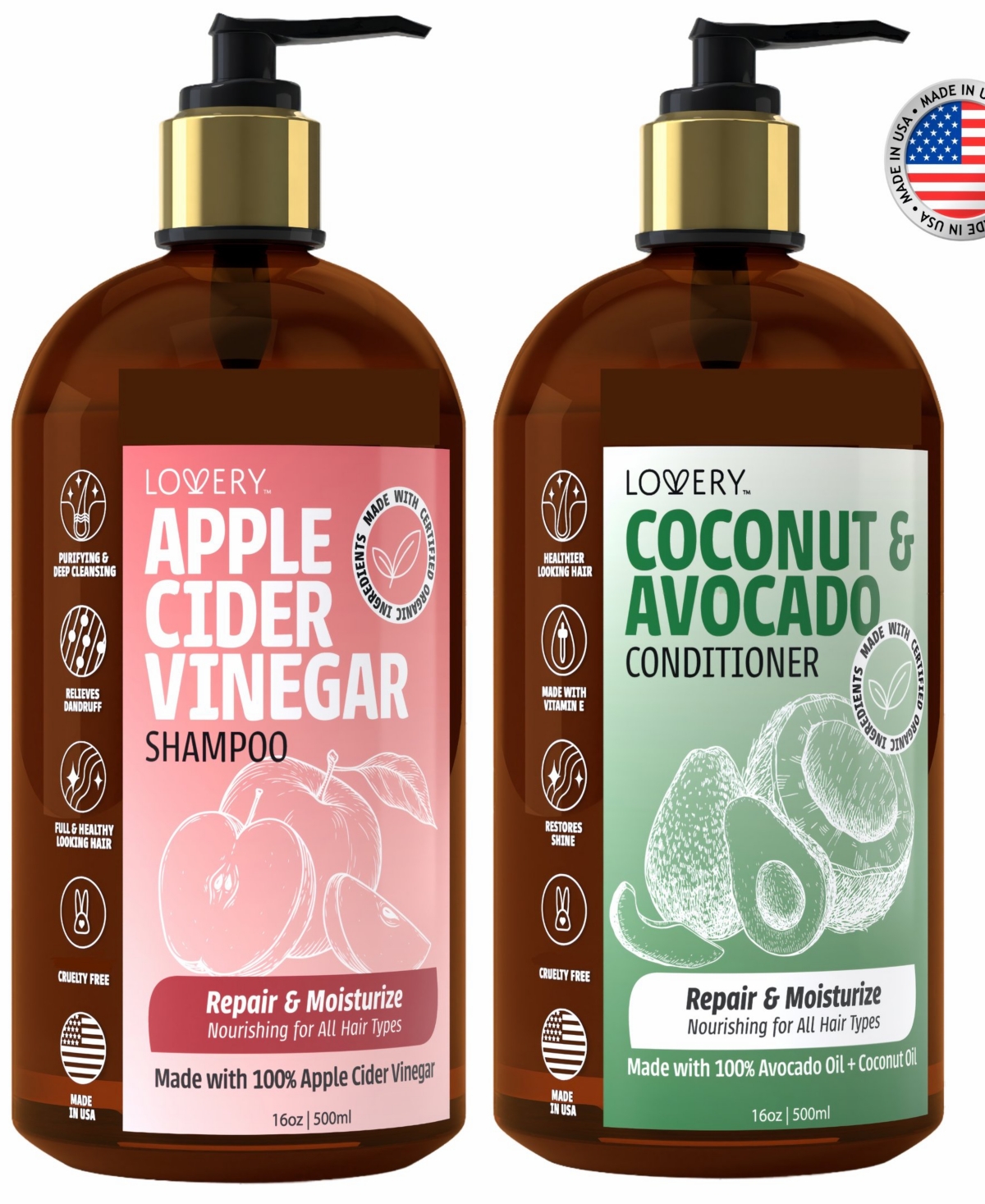 Click here for Lovery Coconut Shampoo and Conditioner Gift Set -... prices