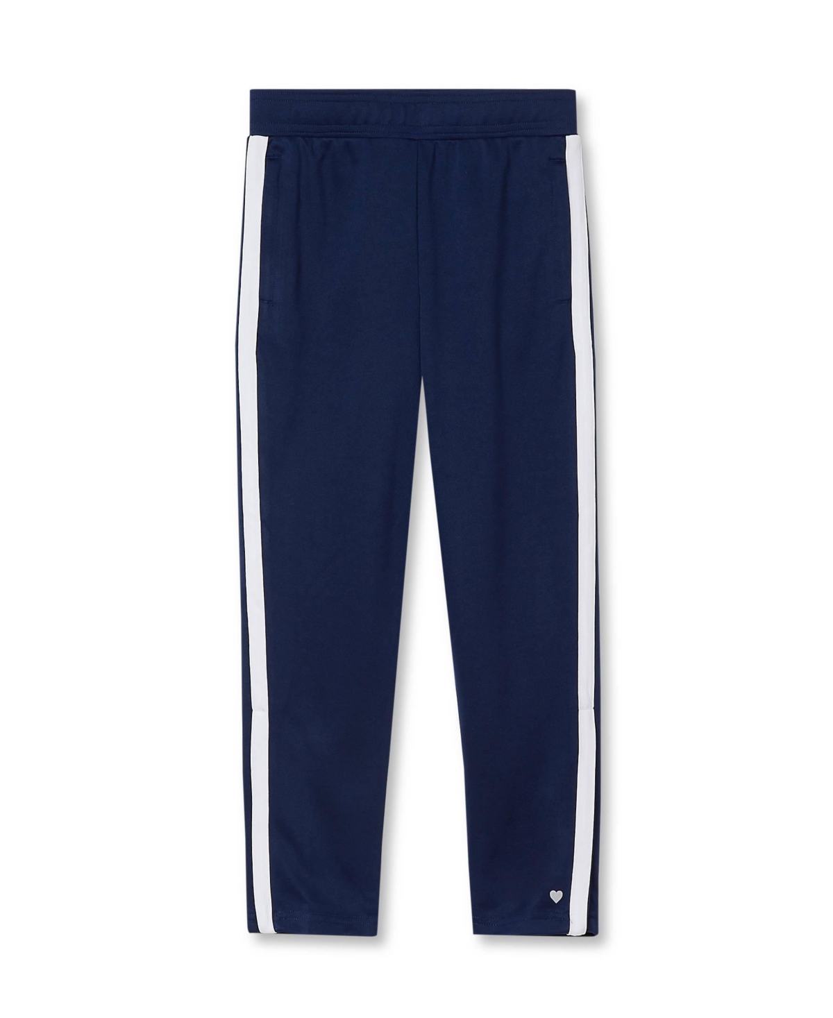 Click here for Lands End Girls Tapered Leg Track Pants - Navy prices