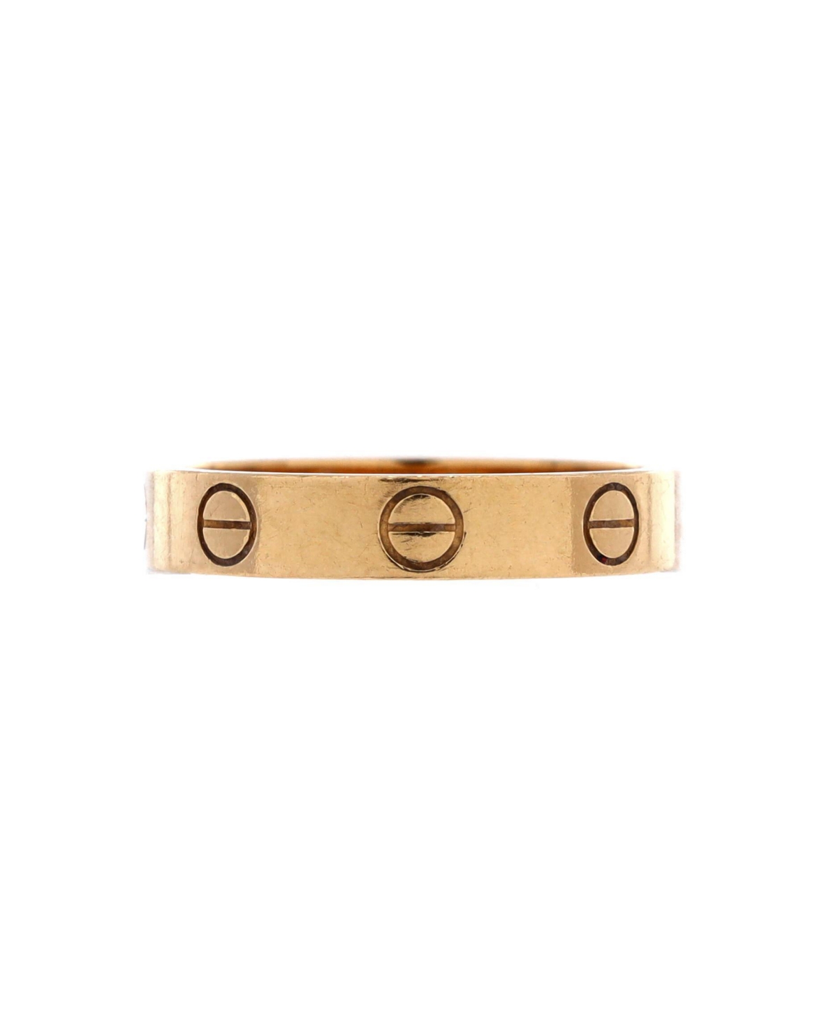 Click here for Pre-Owned Cartier Love Wedding Band Ring - 18k yel... prices